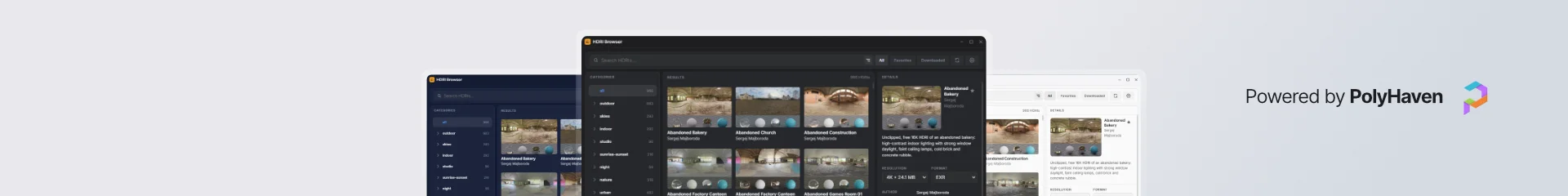 HDRI Browser | Eagle 资源社区