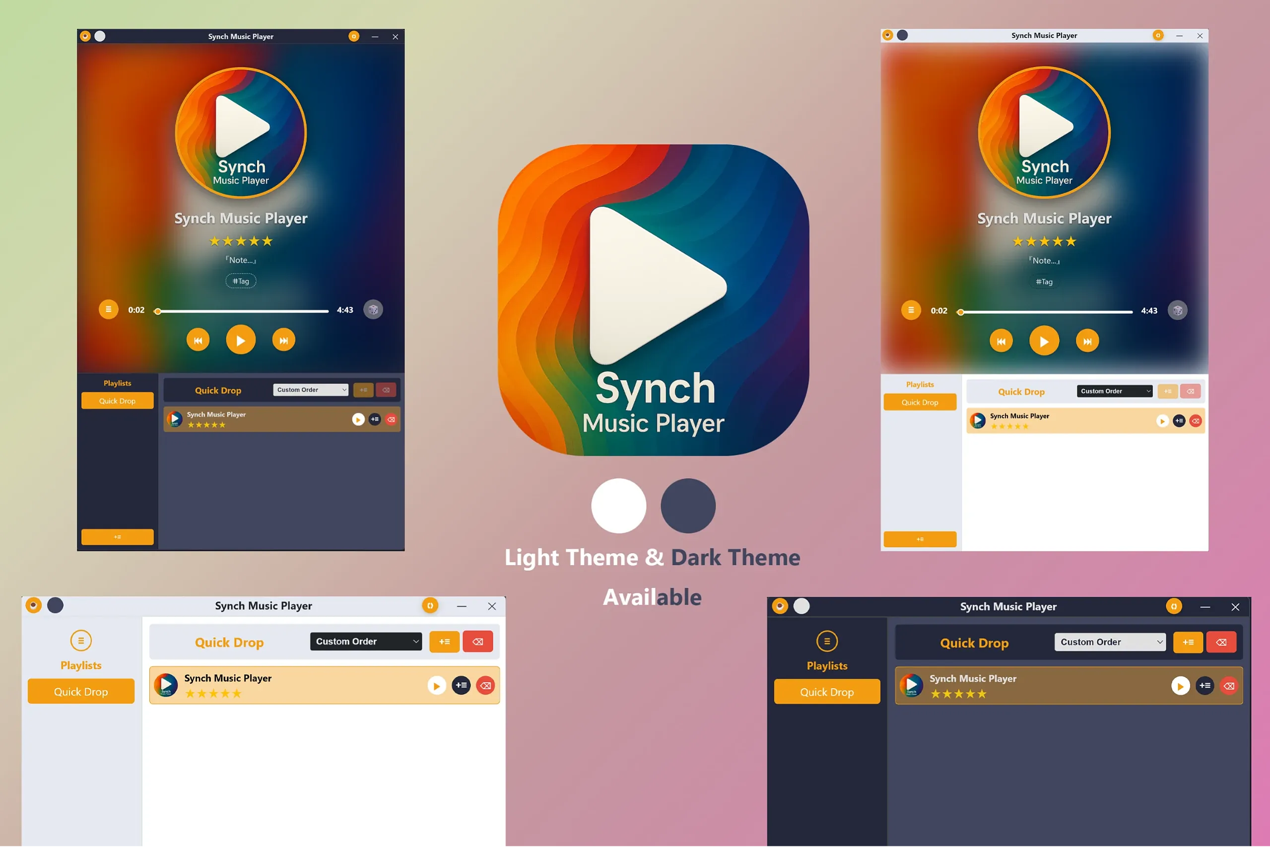 Synch Music Player | Eagle 资源社区