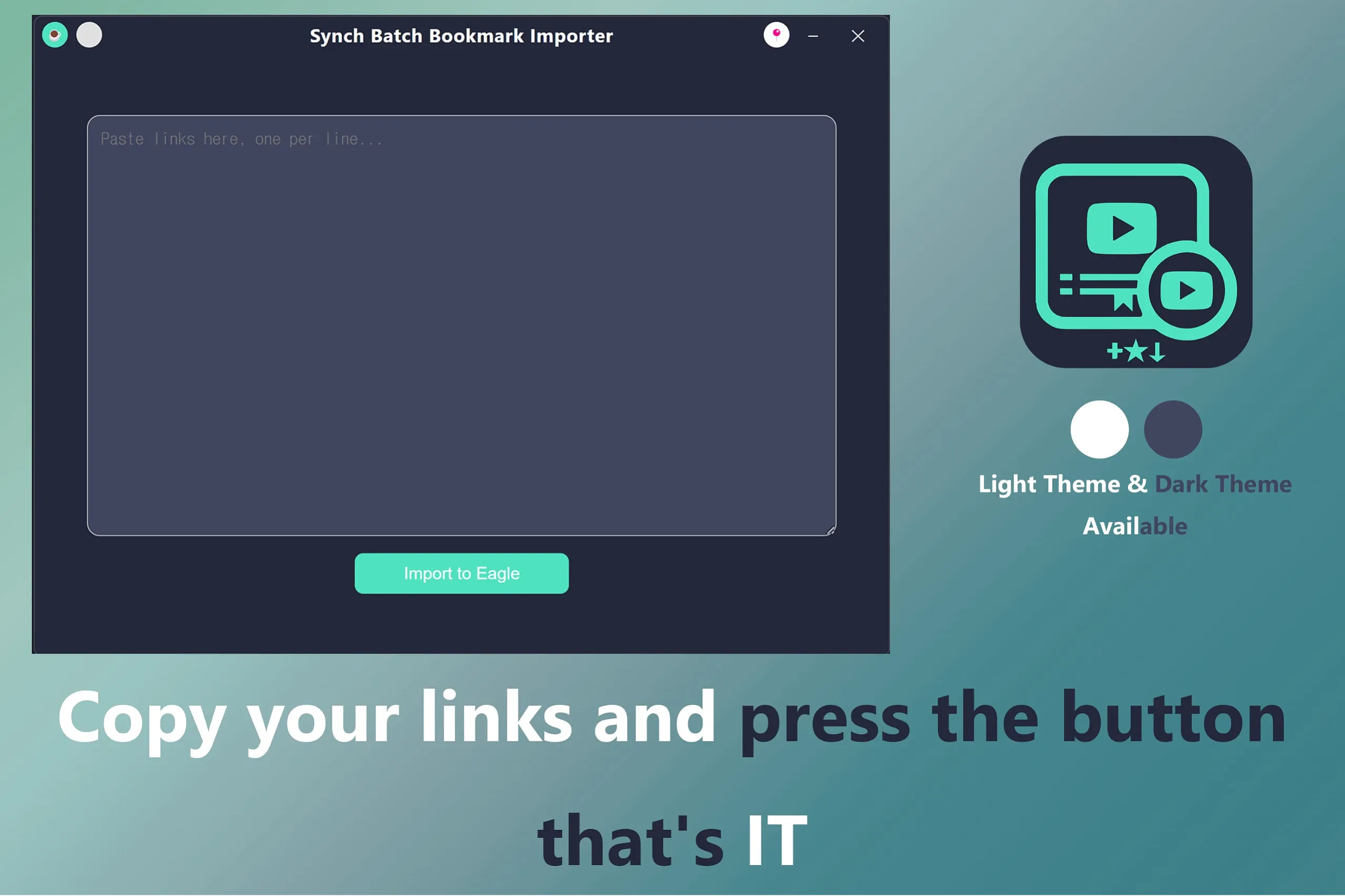 Synch Batch Bookmark Importer | Eagle Community